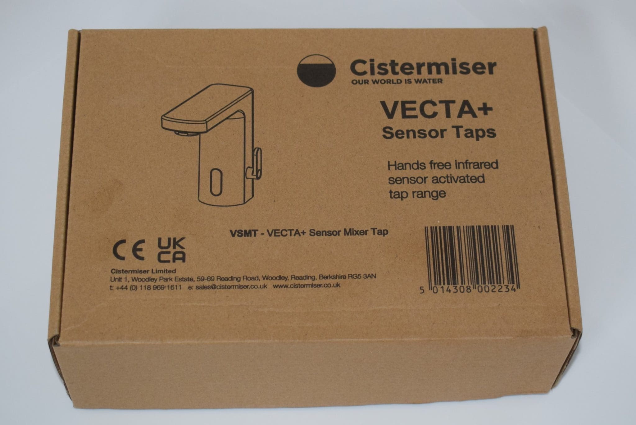 Vecta+ Sensor Mixer Tap No-Touch Hygienic Infrared Tap for Washbasins ...