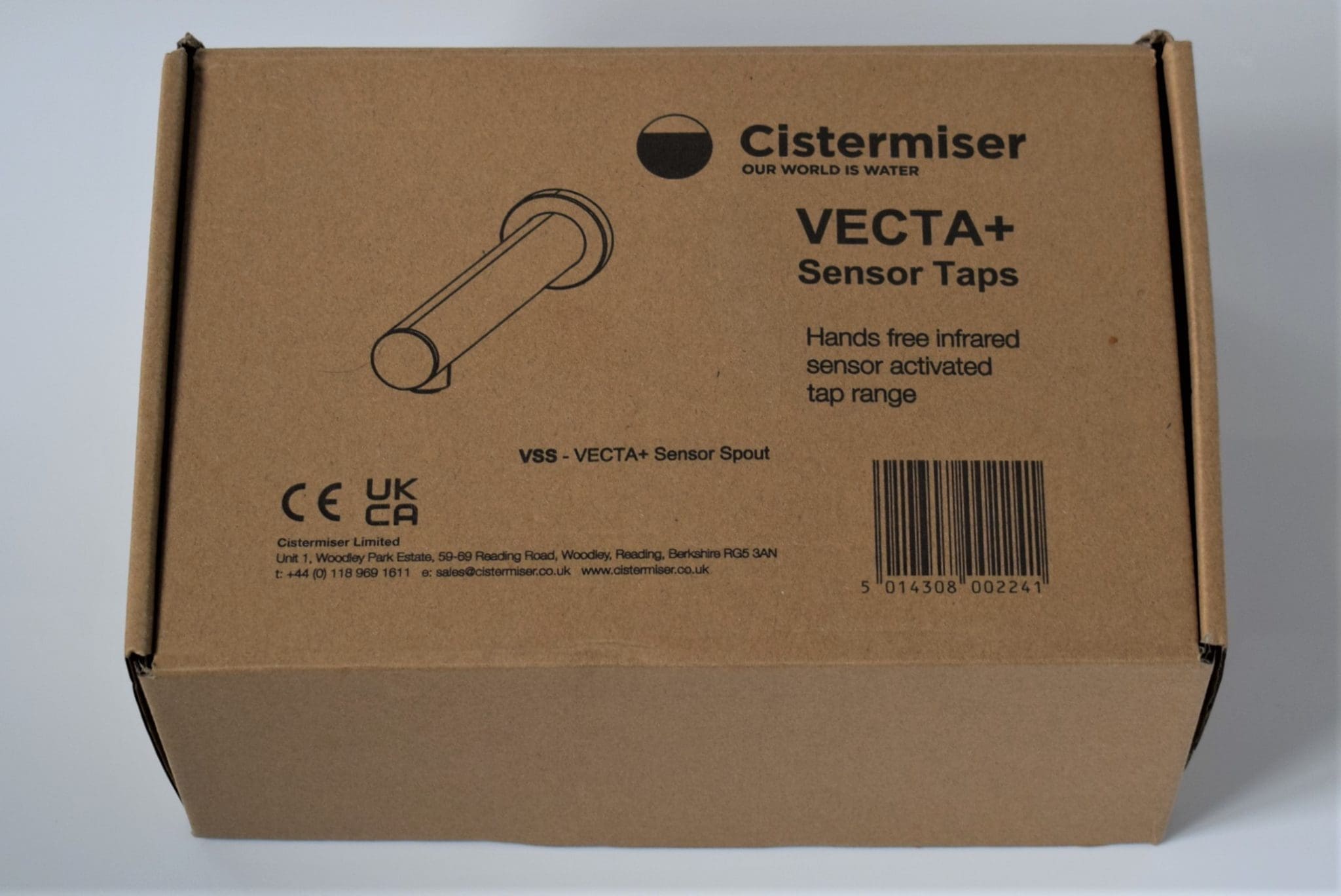 Vecta+ Sensor Spout No-Touch Hygienic Infrared Tap for Washbasins ...